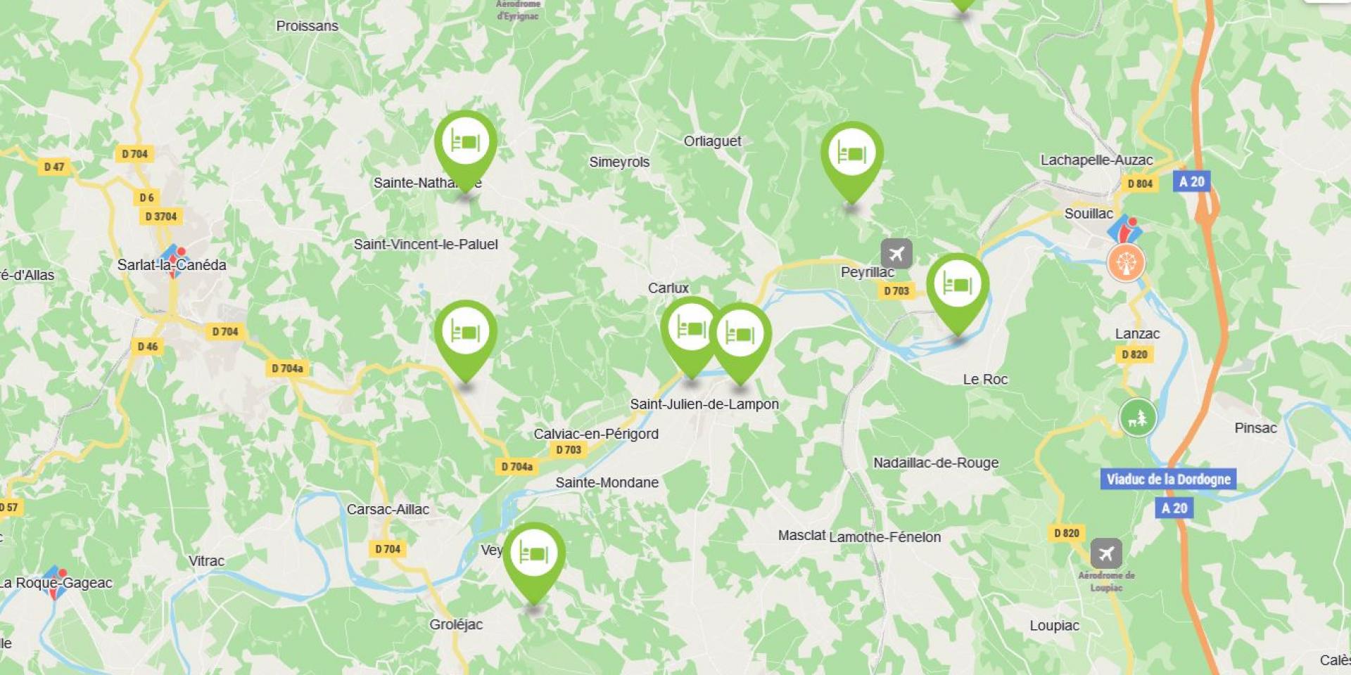 Carte du territoire | Office de Tourisme du Pays de Fénelon