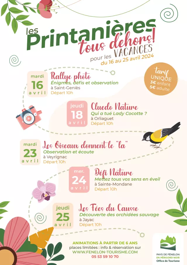 Les printanières | Office de Tourisme du Pays de Fénelon